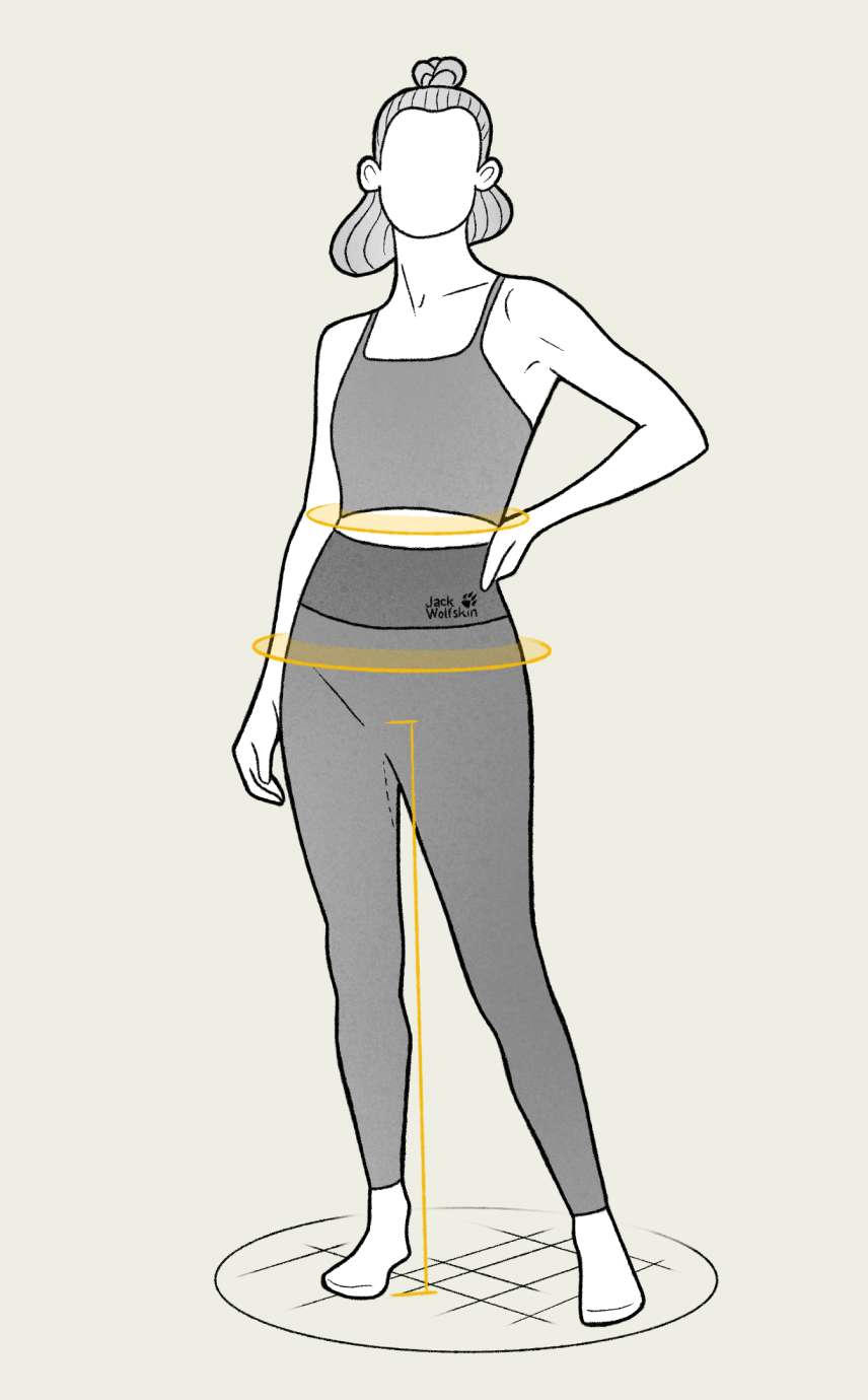 Our size chart for you – JACK WOLFSKIN